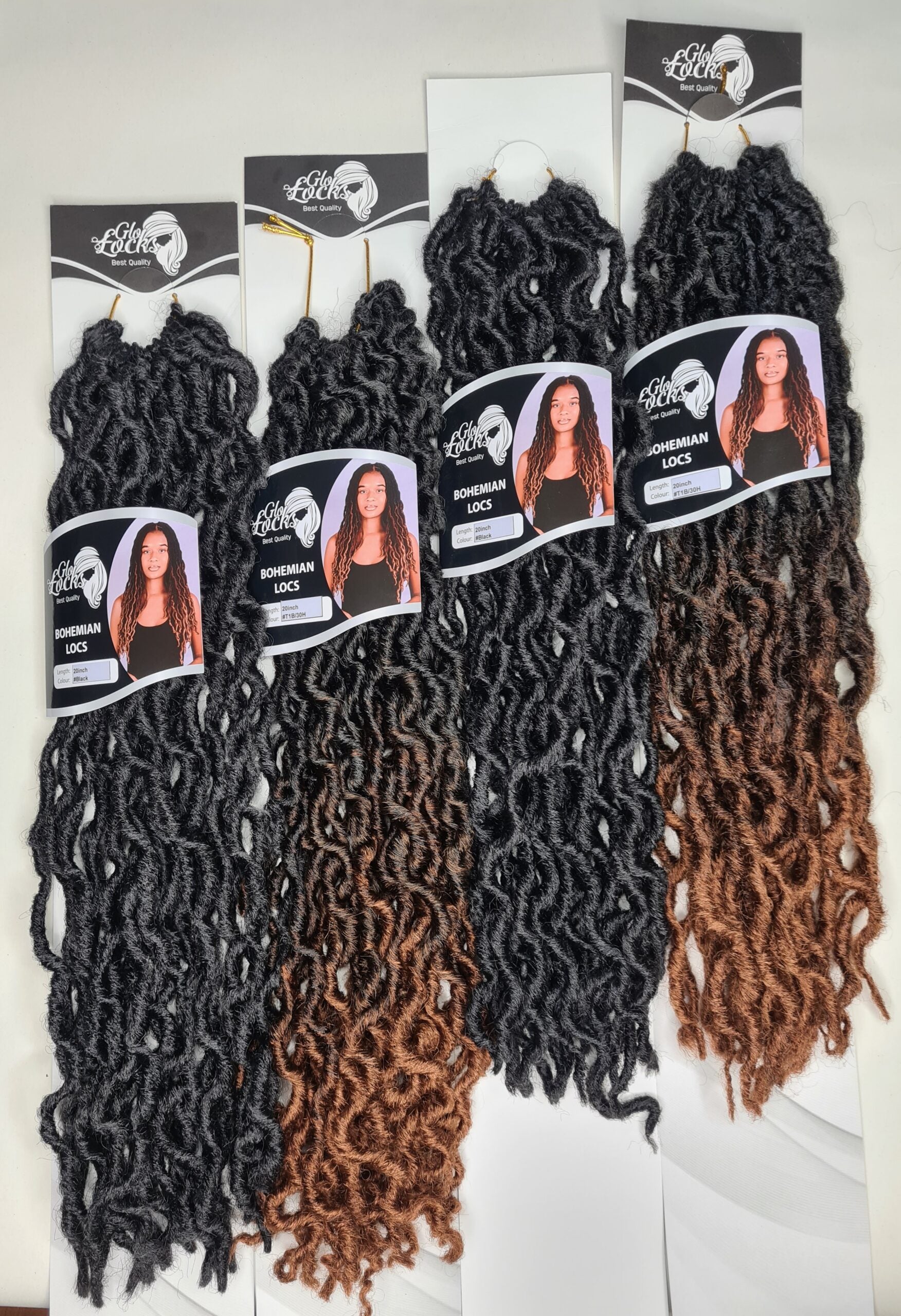 Bohemian Crochet Faux Locs Bundle deal (4 packs) – Glolocks